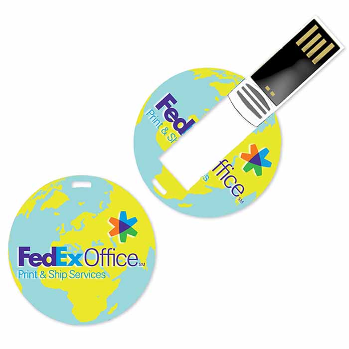 Round Coin Card USB Flash Drive 2.0 - The USB Factory In China