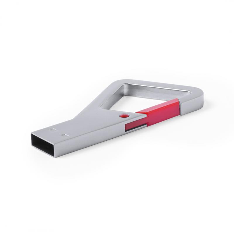 Metal USB Carabiner Flash Drive With Logo China USB Factory