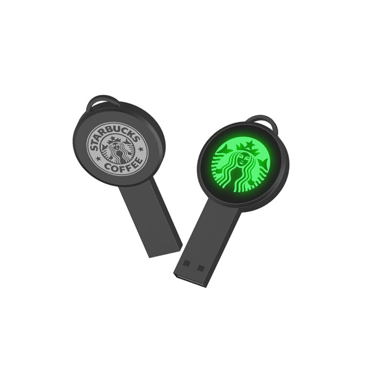Round Metal Led Flash Drive From China USB Factory